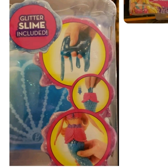 Mattel | Toys | Barbie Dreamtopia Slime Mermaid Doll With 2 Slime ...